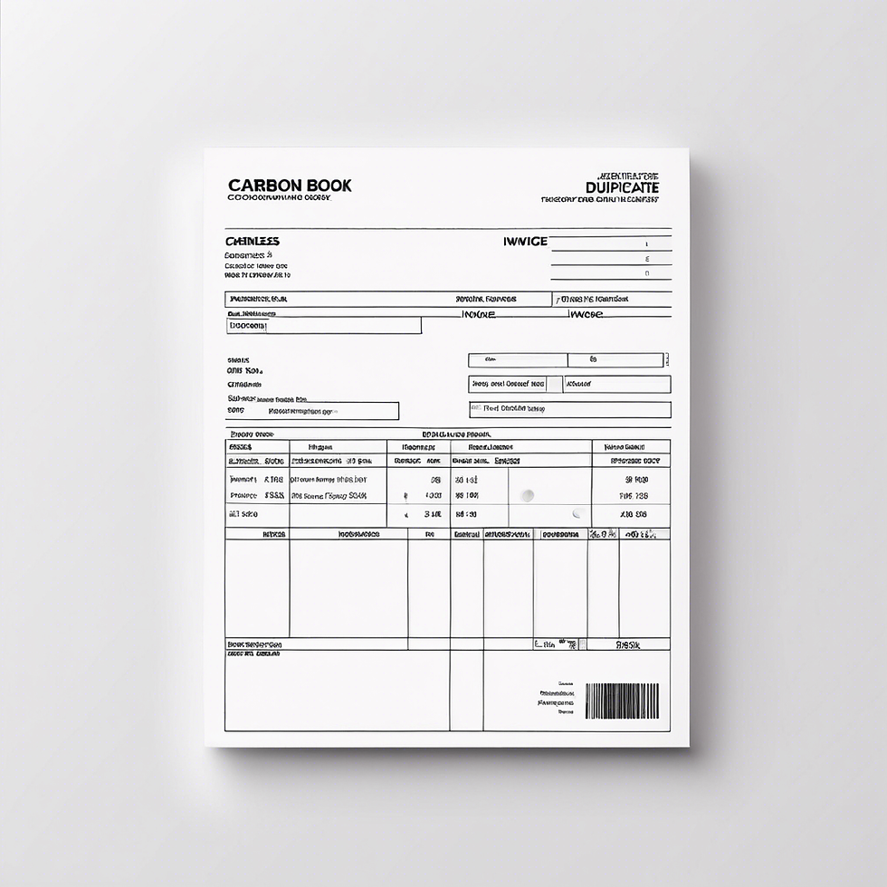 Carbonless Duplicate Invoice Book | Continuous Computer