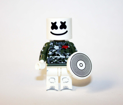 Marshmello Music DJ Camo Jacket Minifigure | minifigureoutlet