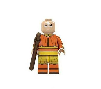Aang Avatar the Last Airbender Cartoon Minifigure | minifigureoutlet