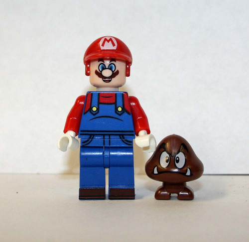 Mario Nintendo video Game Minifigure | minifigureoutlet
