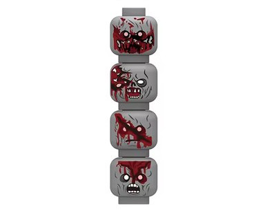 Zombie Head Set H Minifigure head DIY | minifigureoutlet