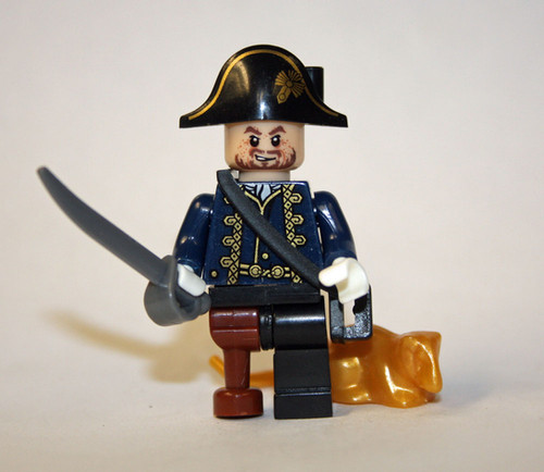 Captain Barbossa Pirate Pirates of the Caribbean Minifigure ...