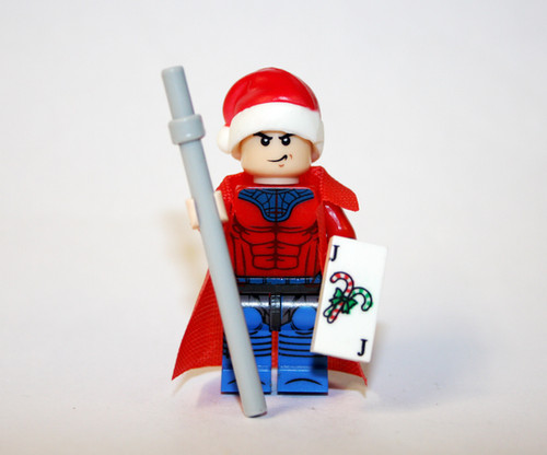 Gambit Christmas Holiday X-Men Minifigure | minifigureoutlet