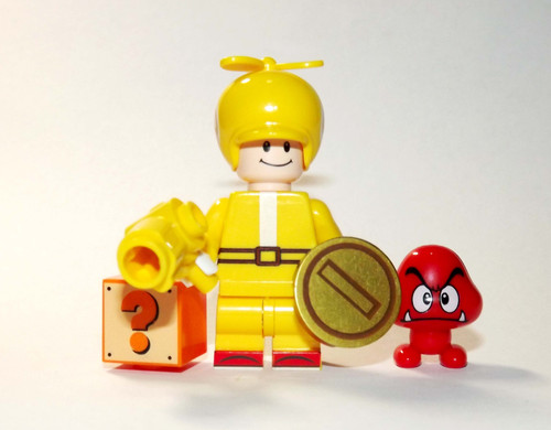Kinopio yellow outfit Deluxe The Super Mario Bros. Movie Minifigure ...