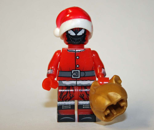 Carnage Santa Claus Christmas Minifigure | minifigureoutlet