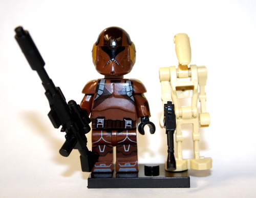 Clone Commander Jet with Droid Clone Wars Star Wars Minifigure ...
