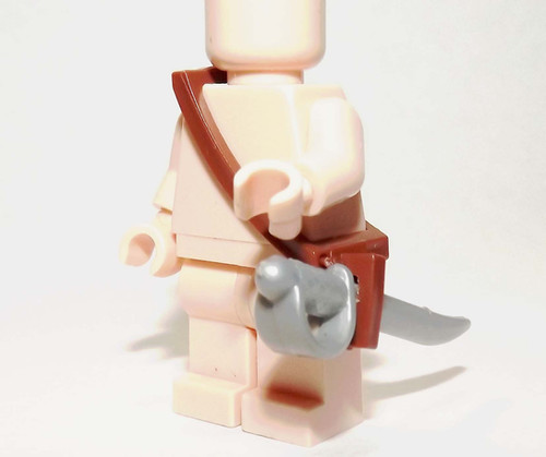 Side Worn Sword Scabbard rig for minifigure | minifigureoutlet