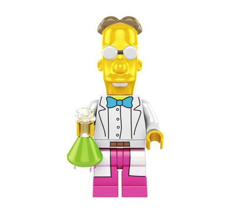 Professor Frink The Simpsons Cartoon Minifigure | minifigureoutlet