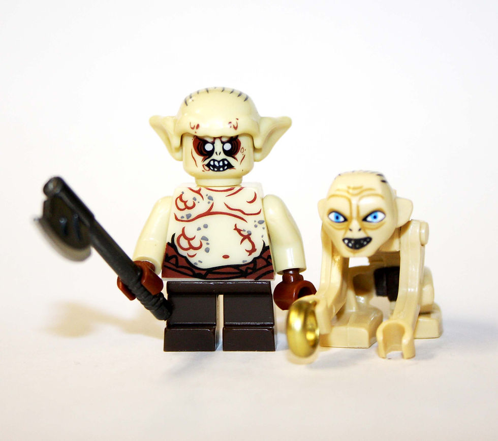 Small Goblin with Gollum LOTR Lord of the Rings Hobbit Minifigure ...
