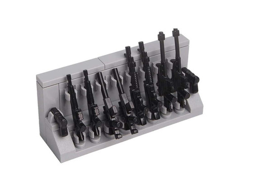 Weapon and Gun rack military police for Minifigures | minifigureoutlet