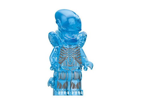 Clear Blue Alien Xenomorph Horror Movie Monster Minifigure ...