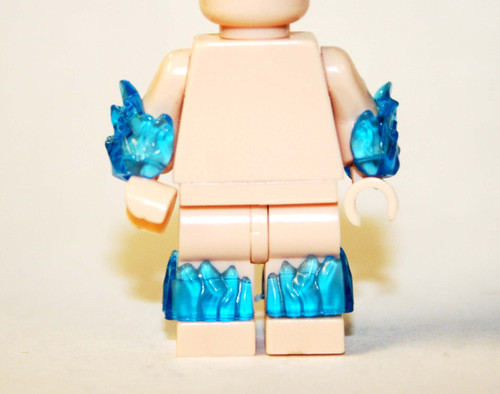 Blue Fire flame Power set for minifigure | minifigureoutlet