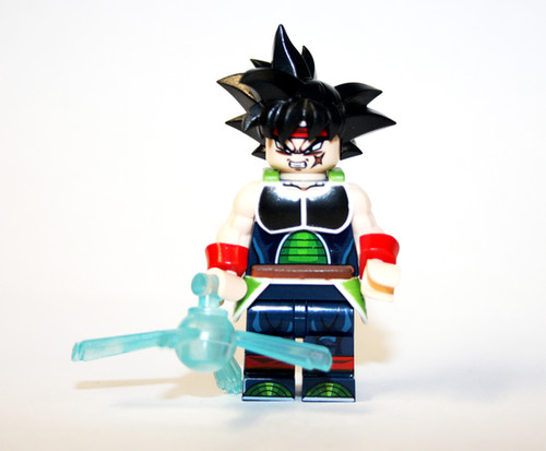 Bardock Dragon Ball Super Z blue weapon Minifigure | minifigureoutlet