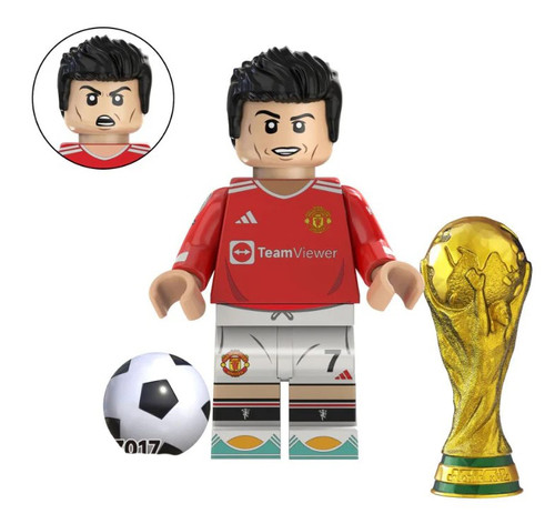 Cristiano Ronaldo Soccer player World Cup V4 Minifigure | minifigureoutlet