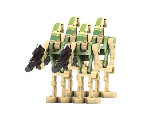 Battle Droid pack of 4 Star Wars Minifigures | minifigureoutlet