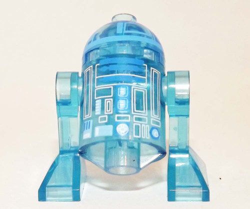 Clear R2D2 Star Wars Droid Minifigures | minifigureoutlet