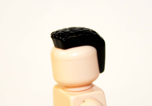 Black Mohawk Hair piece for minifigure | minifigureoutlet