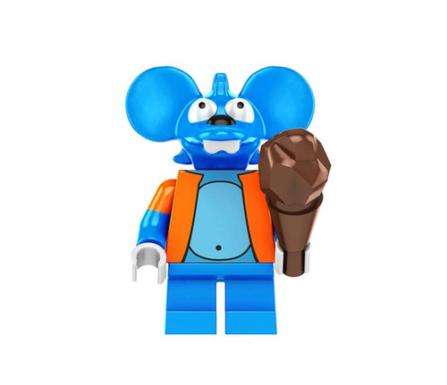Itchy Mouse The Simpsons Cartoon Minifigure | minifigureoutlet