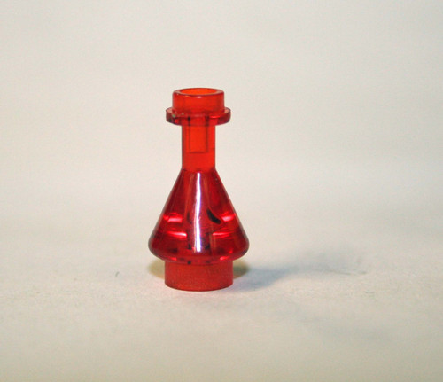 Clear Red Science Lab Beaker | minifigureoutlet
