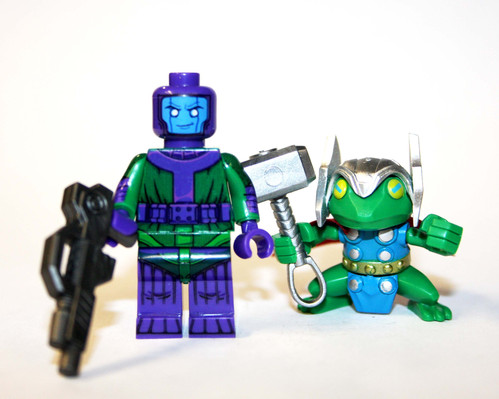 Kang the Conqueror with Thor Frog Loki TV Show Minifigure ...