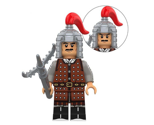 Ming Dynasty soldier with Trident Minifigure | minifigureoutlet