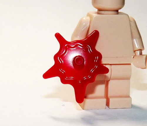 Hand power element Weapon Red for minifigure | minifigureoutlet