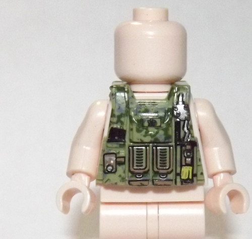 Tactical Vest deluxe printing Military Army Minifigure | minifigureoutlet