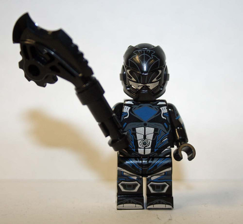 Black Power Rangers Movie Minifigure | minifigureoutlet
