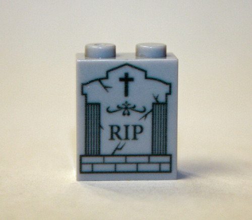RIP Tombstone Grave construction piece B for minifigure | minifigureoutlet