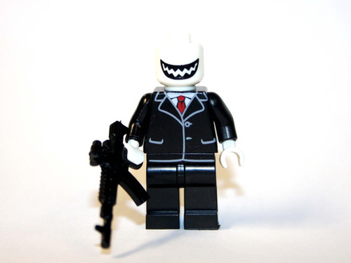 Joker Henchman Batman Movie White Minifigure | minifigureoutlet