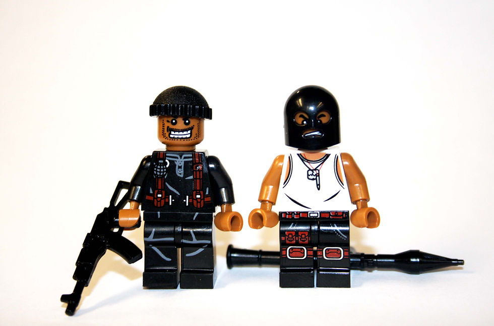 Gangster Terrorist Criminal Set Minifigure | minifigureoutlet