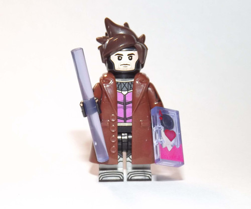 Gambit Marvel X-Men Cartoon Comic Minifigure | minifigureoutlet
