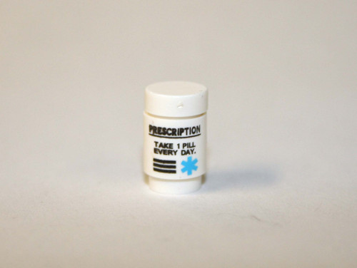 Medicine Pill Bottle Doctor prescription for minifigures | minifigureoutlet