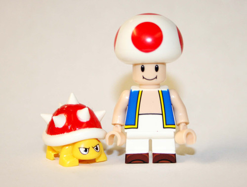 Toad Kinopio with Turtle The Super Mario Bros. Movie Minifigure ...