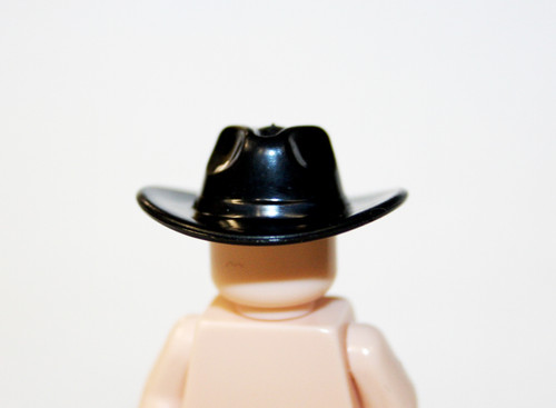 Black Cowboy Hat for minifigure | minifigureoutlet