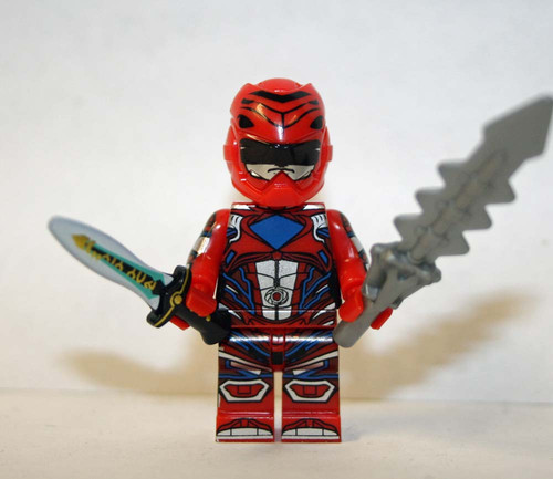 Red Power Rangers Movie Minifigure | minifigureoutlet