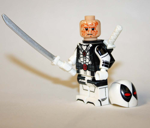 Deadpool White Outfit Marvel Comic Minifigure | minifigureoutlet