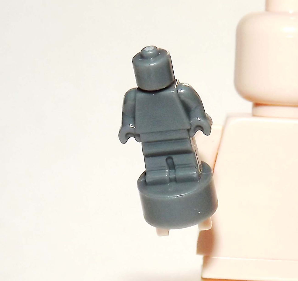 Dark Grey mini statue Minifigure | minifigureoutlet