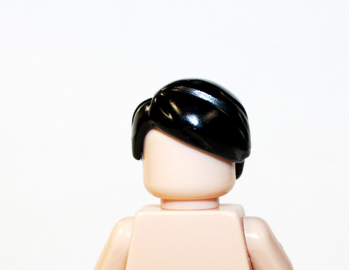 Black "Hitler" hair piece for Minifigure | minifigureoutlet