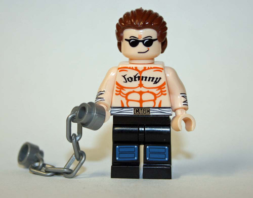 Johnny Cage Mortal Kombat Game Minifigure | minifigureoutlet