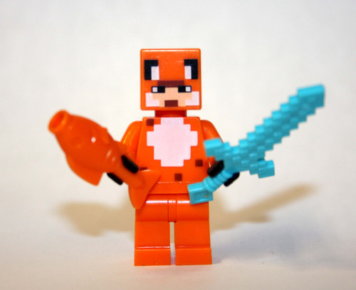 Minecraft Fox Video game Minifigure | minifigureoutlet