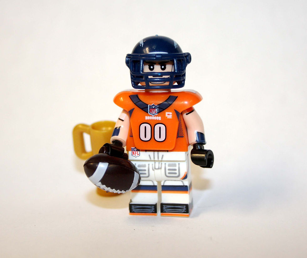 Denver Broncos Football NFL Player V2 Minifigure | minifigureoutlet