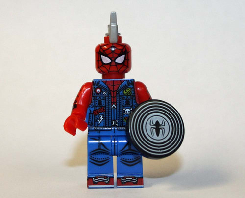 Spider-Punk Spider-Man Spider-Verse Minifigure | minifigureoutlet