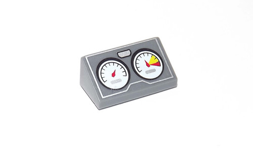 Speedometer Vehicle Car Control Panel 2X1 piece | minifigureoutlet