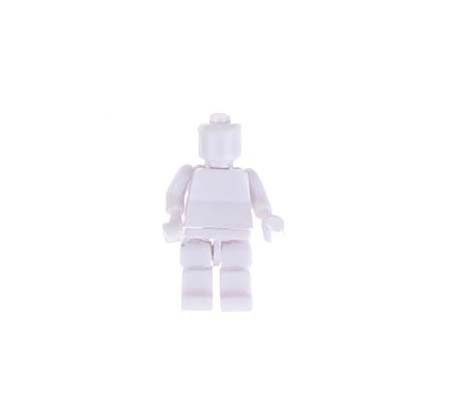 Super Posable White blank plain DIY Minifigure | minifigureoutlet