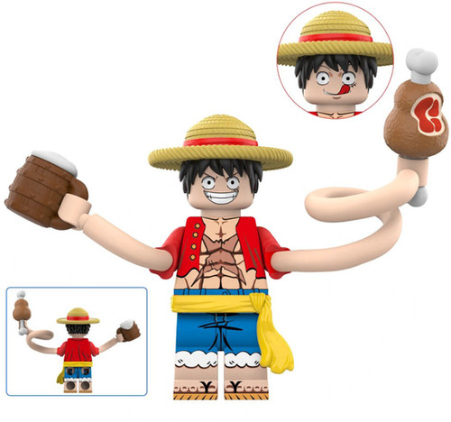 Luffy Long Arm One Piece Cartoon TV Show Anime Minifigure ...