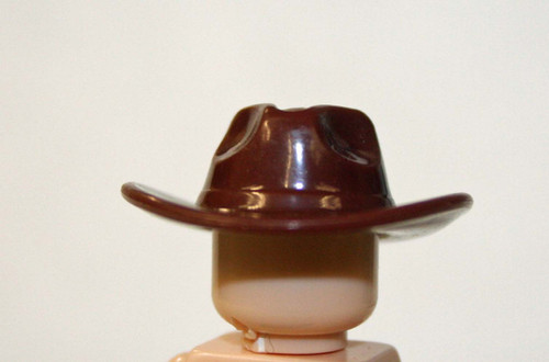 Brown Cowboy Hat for minifigure | minifigureoutlet