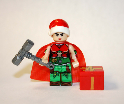 Jane Foster Thor Santa Christmas Minifigure | minifigureoutlet