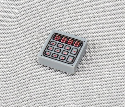 Calculator Computer Control Panel 1X1 piece | minifigureoutlet