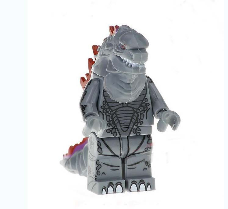Grey Godzilla Resurgence Monster Horror Minifigure | minifigureoutlet